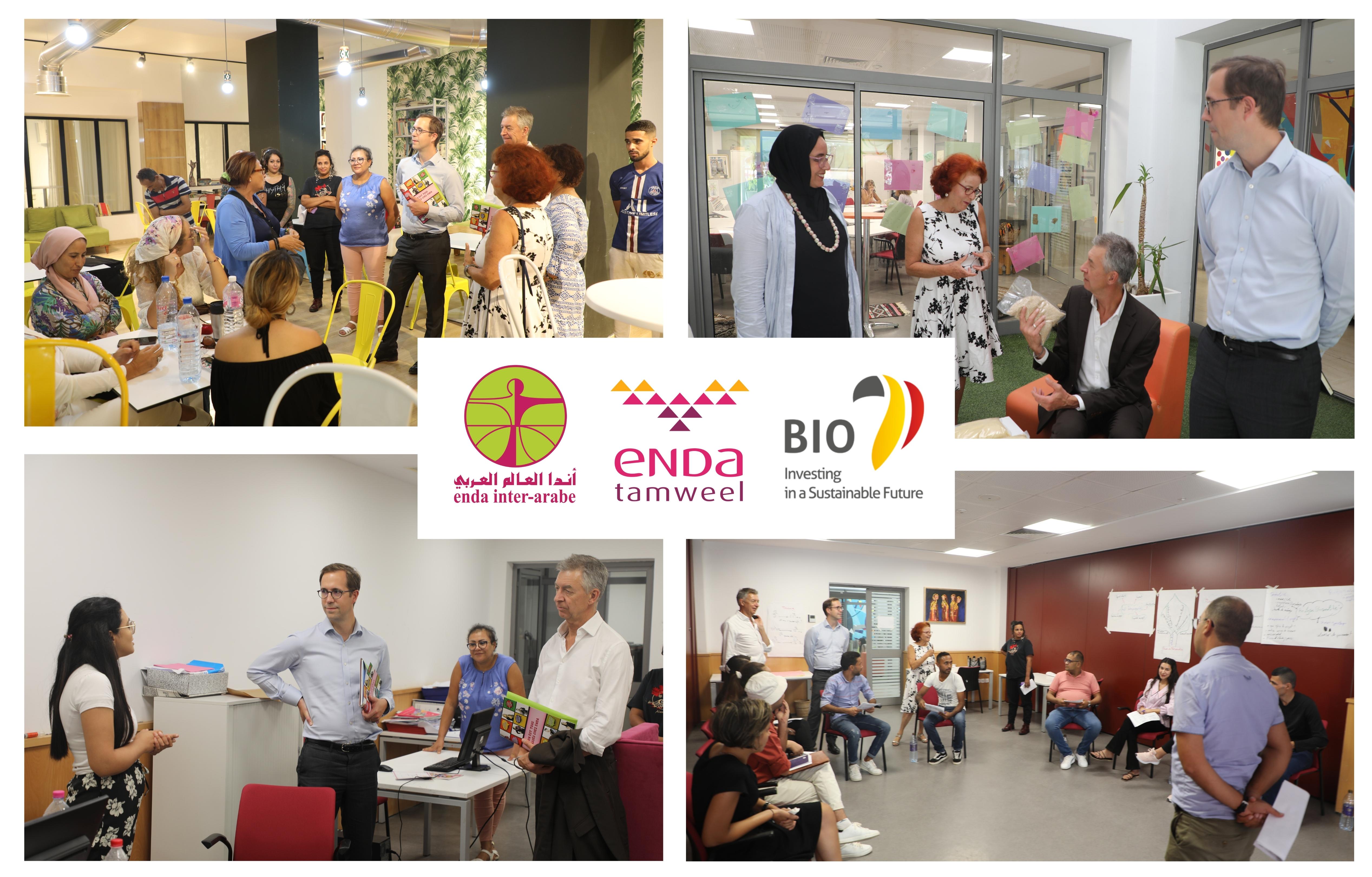 Bio-invest en visite à enda inter-arabe